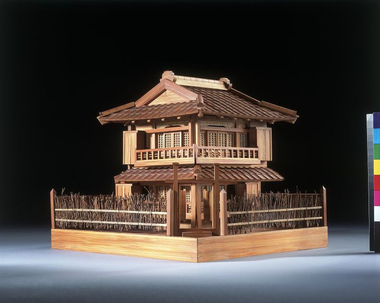 Model of a japanese house | V&A Search the Collections