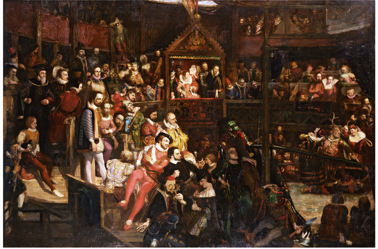 Queen Elizabeth Viewing the Performance of 'The Merry Wives of Windsor ...