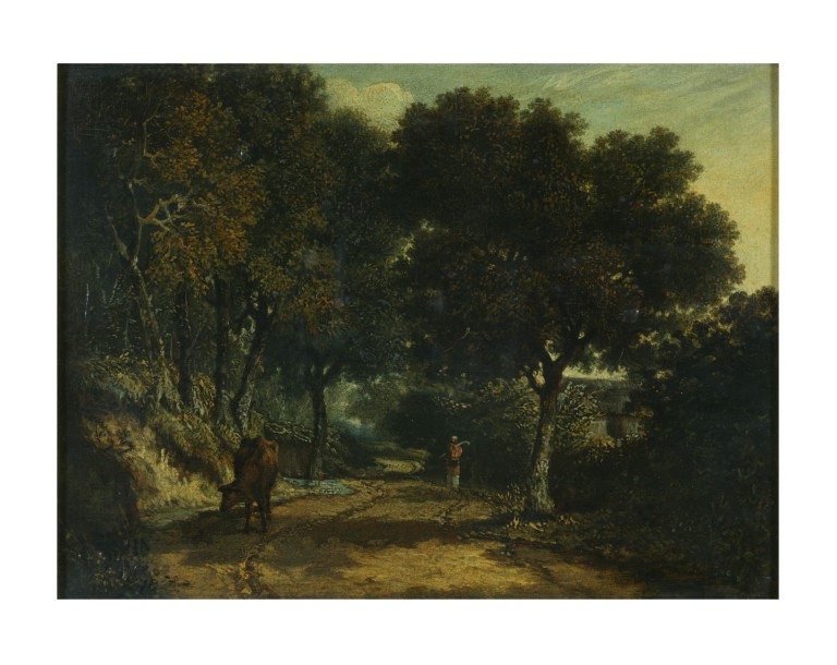 A Shady country road | Vincent, George | V&A Search the Collections