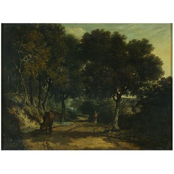 A Shady country road | Vincent, George | V&A Search the Collections