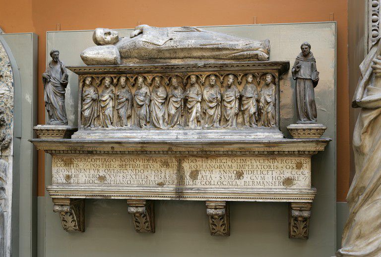 Tomb of Emperor Henry VII of Luxembourg | Camaino, Tino di | V&A ...