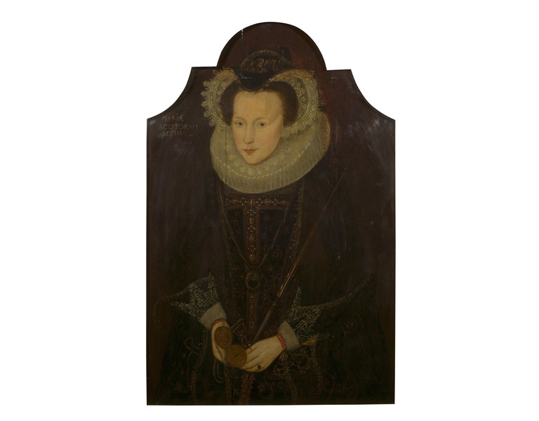 Mary Stuart, Queen of Scots, with an Open Watch in Her Hand (Oil ...