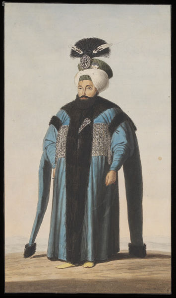 Portrait of Sultan Mahmud II of Turkey | Anonymous Greek artist. | V&A ...