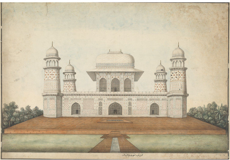 Six drawings of Mughal monuments at Agra and Fatehpur Sikri | Unknown ...