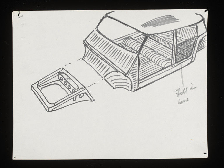 Drawing | Sir Alec Issigonis | V&A Explore The Collections