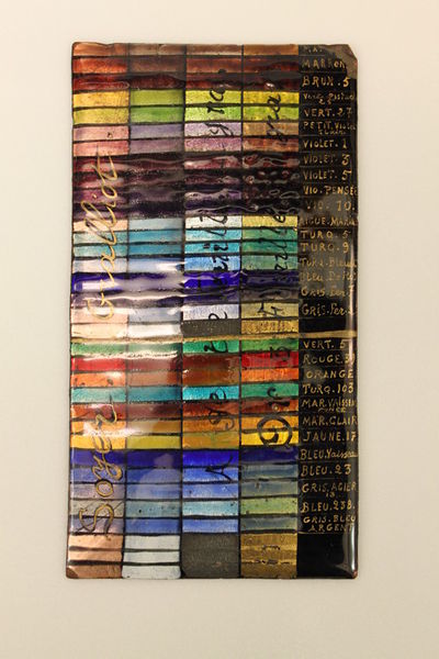 Chart (Of Enamel Sample Colours) | V&A Explore The Collections